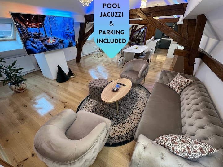 La Luna Royal Luxury House 5* With Pool & Jacuzzi - Našice