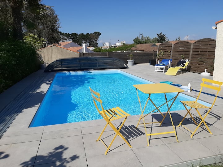 Chaleureuse Maison Avec Piscine, Proche De La Mer - Les Sables-d'Olonne