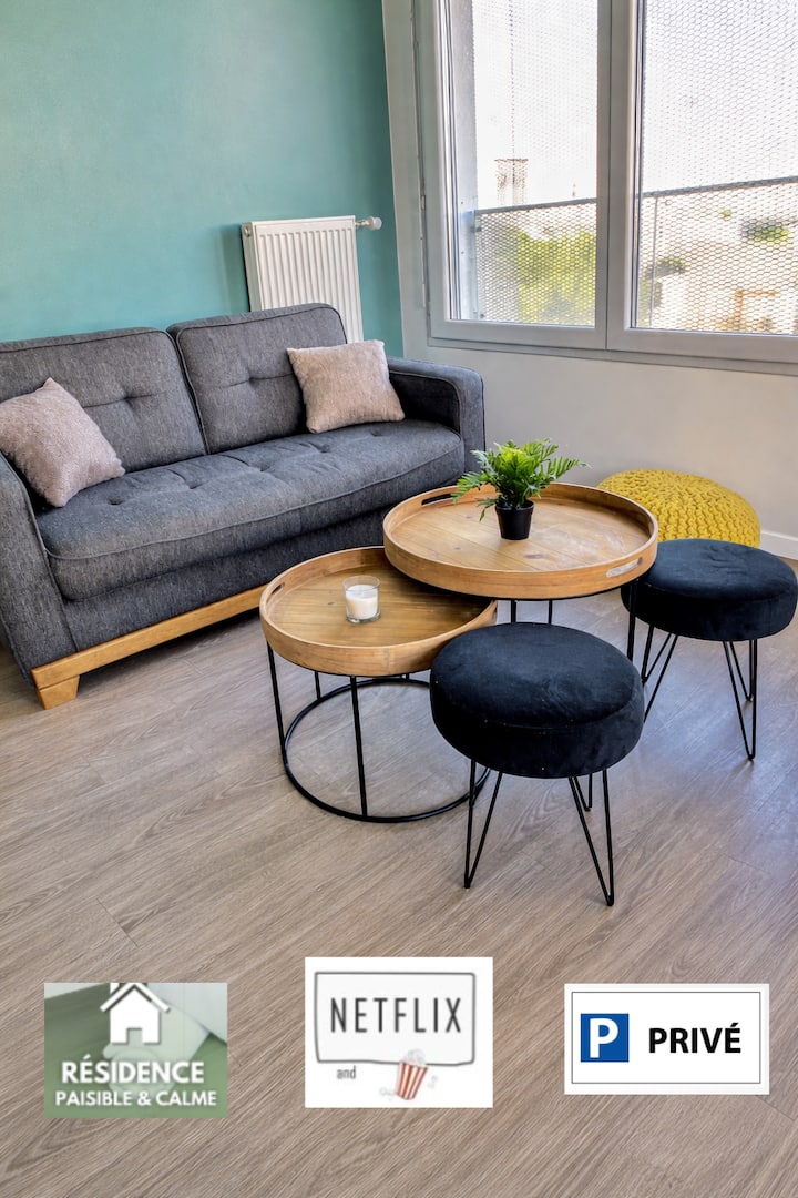 Le Break Time – Cosy T2 Au Pied De La Gare - 2 Min - Évry