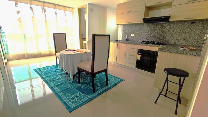 Apartamento Completo Bello Vista Balcon Wifi Gym - Barranquilla