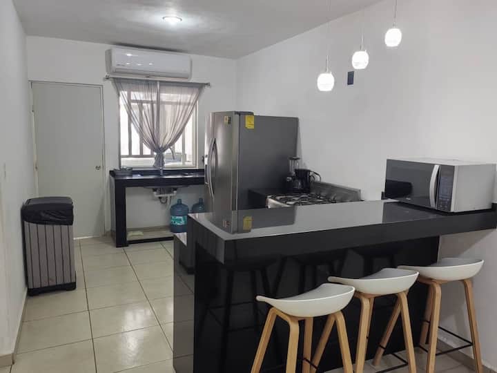 Departamento Completo Con Jacuzzi - Puerto Morelos