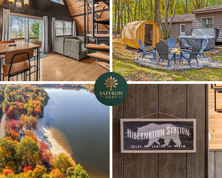 Poconos Pines: Lake Access, Hottub, Sauna, Firepit - Pennsylvania