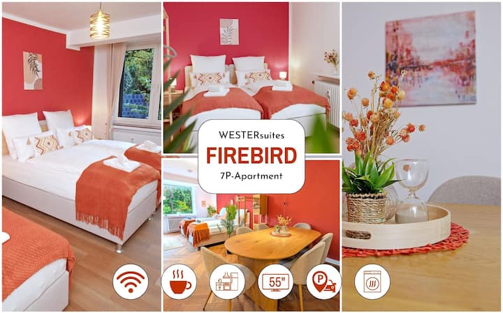 Westersuites | Firebird ~ Central 3br Kitchen Wifi - Bremen
