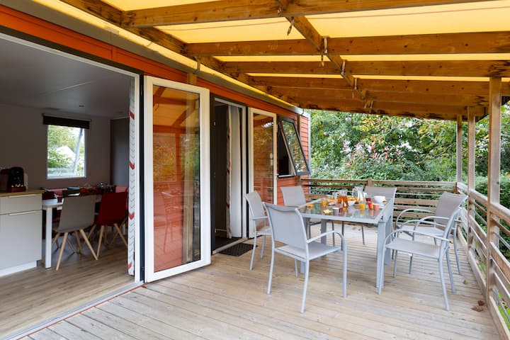 Grand Cottage Avec Spa Privatif Vue Sur La Nature - Lorient