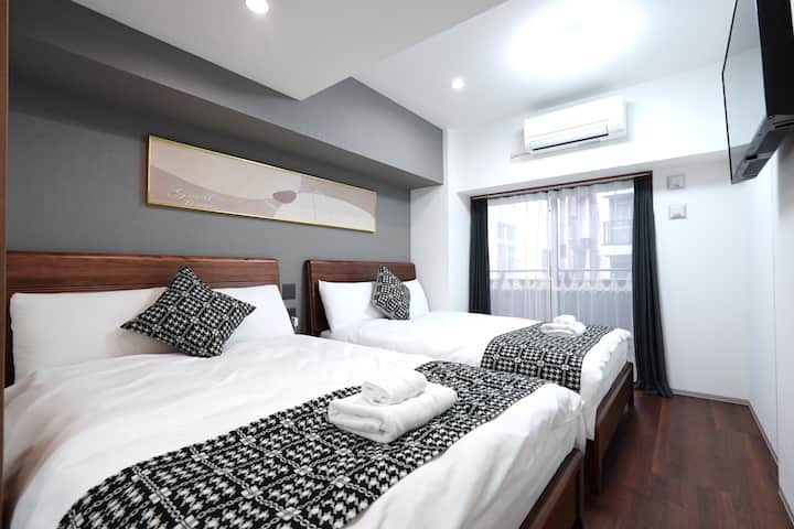 Openセール！royal難波南｜なんば近くの上質モダン空間/駅近/独立バス・キッチン完備｜4名様 - Japan