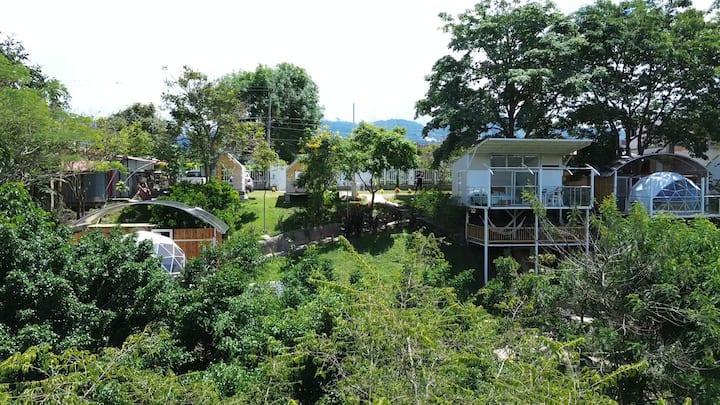 Villa Con Cabañas Vista A La Montaña En Silvania - Fusagasugá