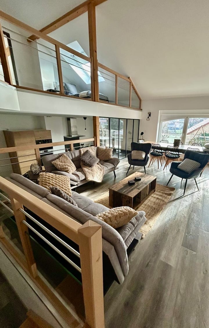 Loft D'exception 11 Pers, Sauna, Jardin & Confort - Sarrebourg