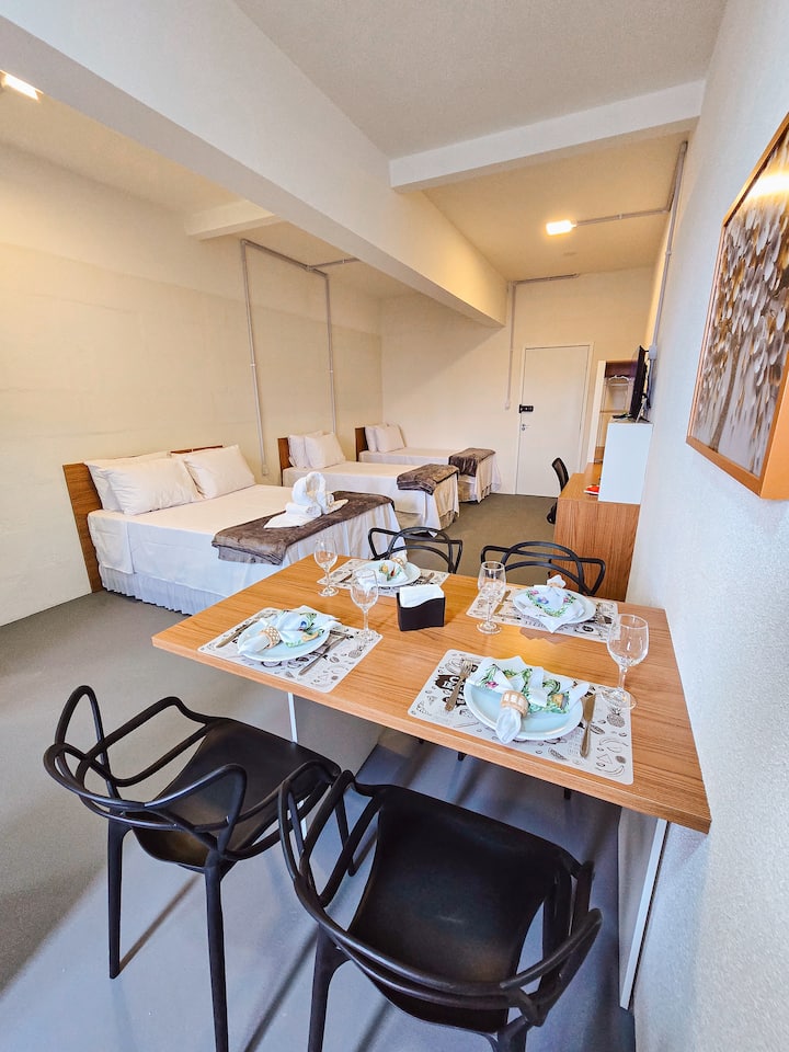 Apto 202 Wb-4pax- Festival-hosp São José- Academia - Joinville