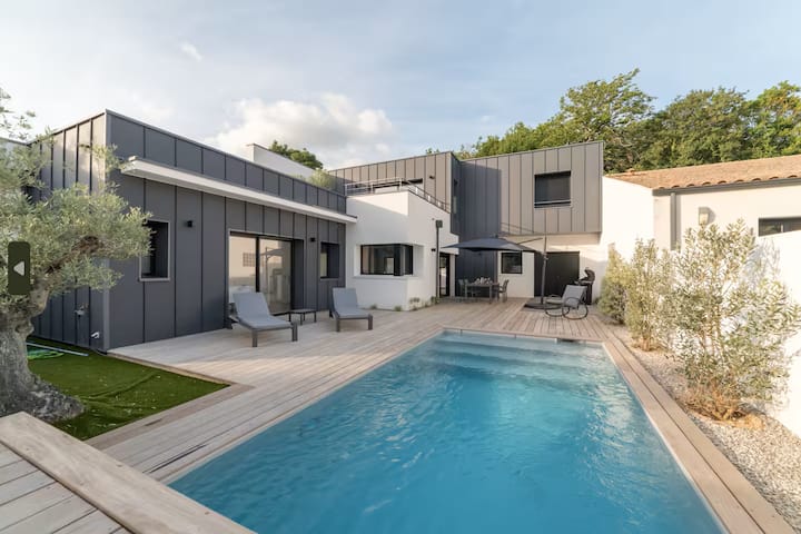 L'océane Villa 5* Climatisée Avec Piscine Chauffée - La Rochelle