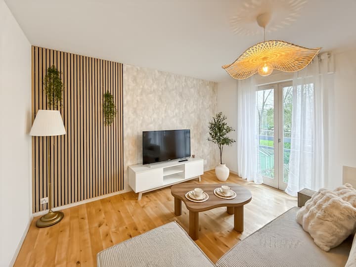 L'ecrin - Spacieux & Garage Privé - 5min De Rennes - Le Rheu