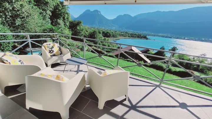 Superb Vue Annecy Lac&montagnes,3 Min à Pied Plage - Lake Annecy