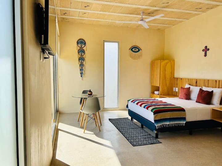 Charmant Loft 201+ Piscine + Toit-terrasse + Mercado 28 - Cancún
