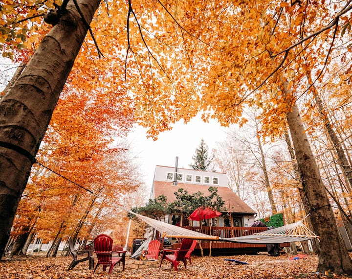 Poconos House-pools/casino/lake/firepit/kalahari - Tobyhanna State Park, Tobyhanna