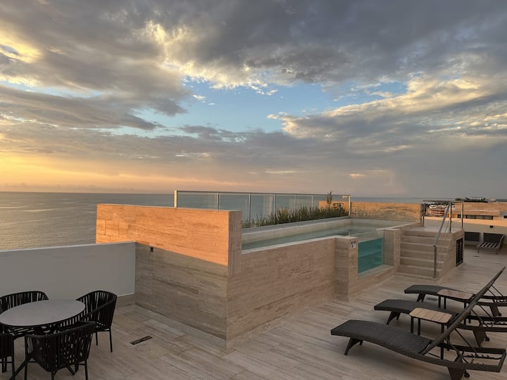 Appartement En Bord De Mer Avec Accès Plage - Puerto Morelos