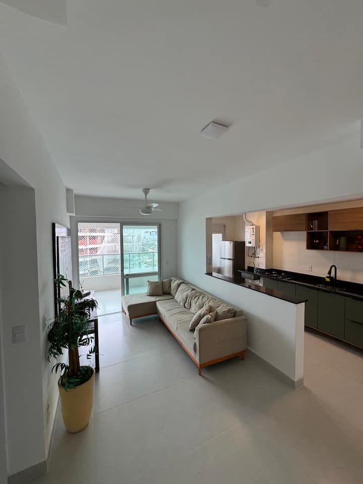 Ap. 2 Quartos - Pé Na Areia - Praia Das Asturias. - Guarujá