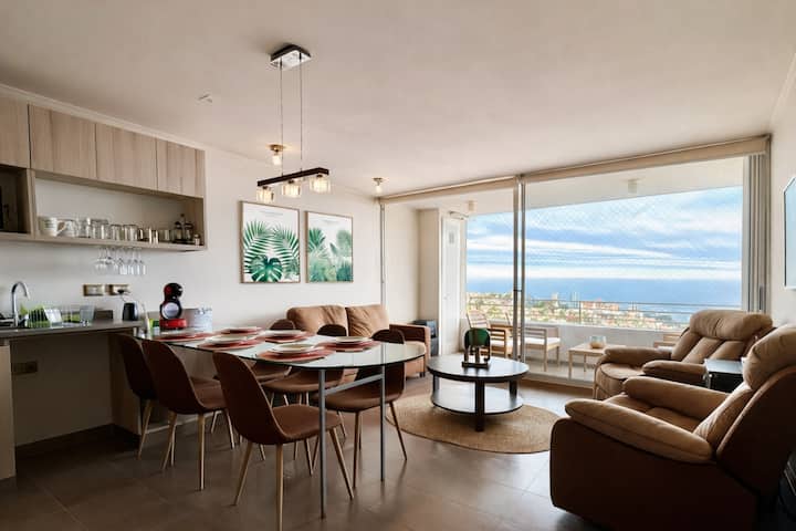 Increibles Vistas De Reñaca, Recien Remodelado - Chile