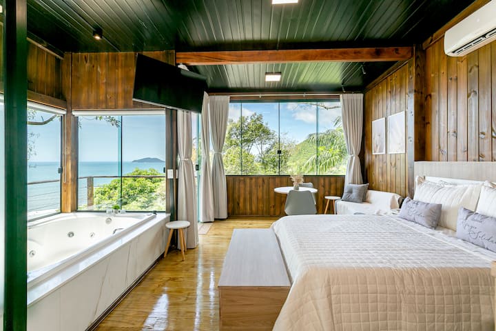 Cabana Refúgio Da Solidão 2 C Jacuzzi, Vista Mar - Florianópolis