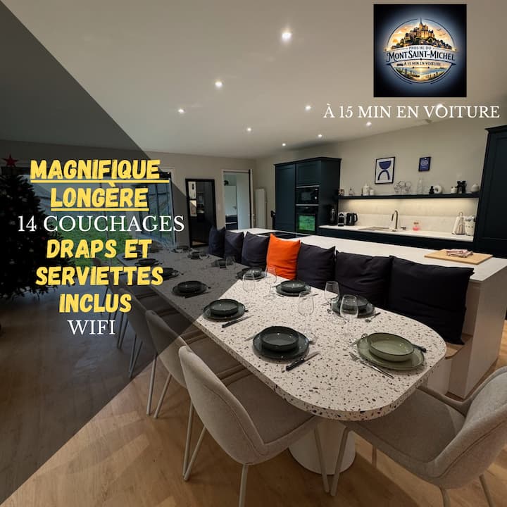 Magnifique Longère De 220m2 Proche Mont St Michel - France