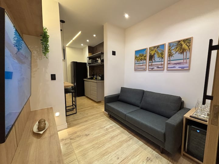 Copa Living Duo: 100m Praia | 3 Quartos | 3 Banh - Rio de Janeiro