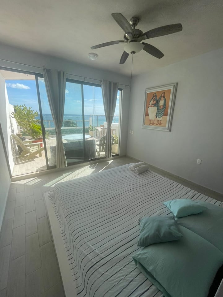 Estudio En Rooft Con Vista Al Mar Y Alberca - Puerto Morelos