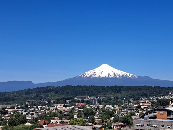 Depto. En Villarrica Con Vista Al Volcán Y Al Lago - Villarrica