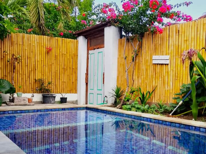 3br Family House: Private Pool-kitchen Near Harbor - Gili Islands