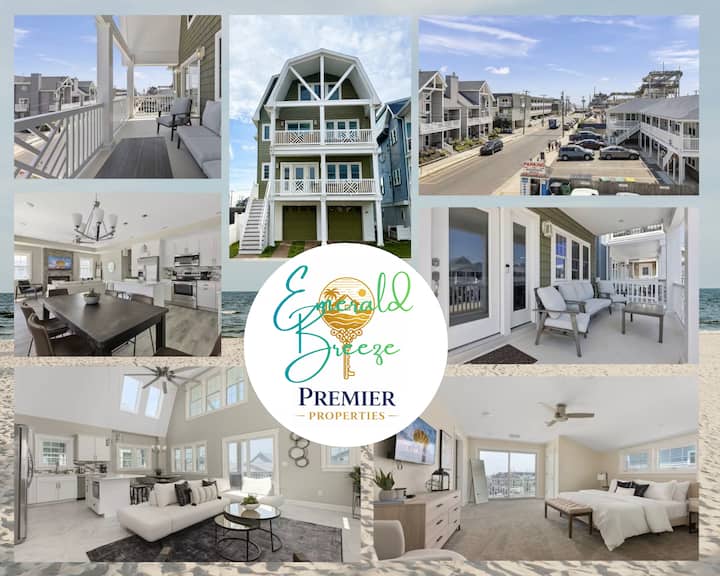 Large Luxury Beach Block Ocean Views W/ Parking - Ocean City, NJ