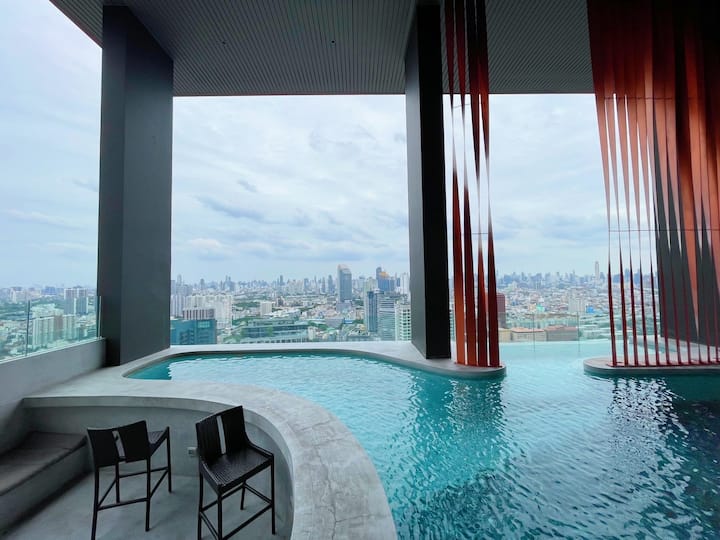 Monthly Rent Rama9-xt Huihuang 1br With Pool &Gym - Bangkok