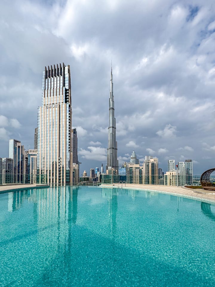 Brand New 3br + Maid Room Apartment Opp Dubai Mall - Dubai