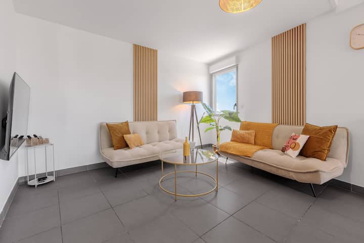 Le Duplex Cosy 90m2-climatisé-tram 400m-2parkings - Toulouse