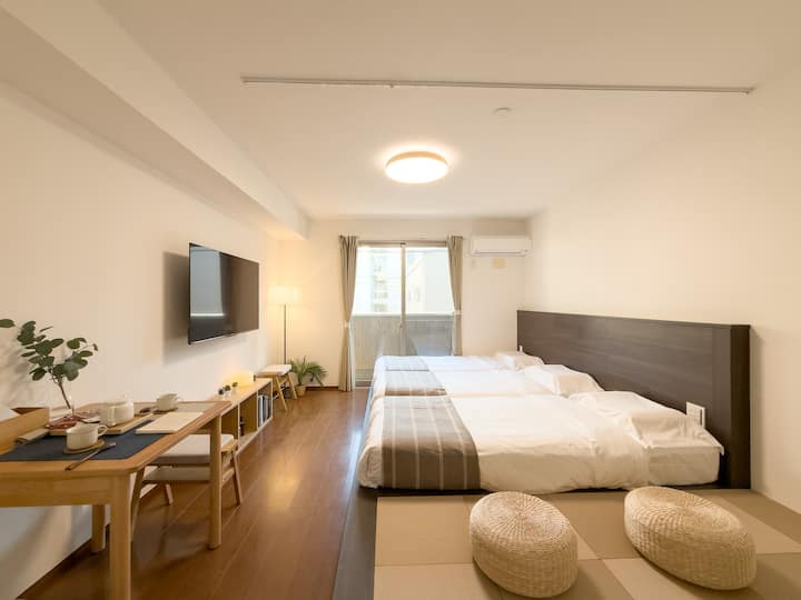 Isshuku-池袋202多人间｜new Open/可住4人/约30平/交通便利/池袋站10min - Ikebukuro