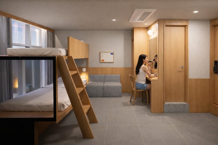 New Open 명동 야시장 내 깨끗한 호텔식 숙소 '온유하우스1' - Seoul