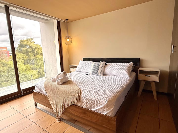 Moderna Estadía De Una Habitación En Zona 9 - Guatemala City