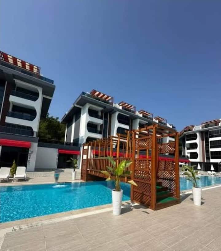 Квартира 1+1 у моря 200m парк Incekum - Okurcalar