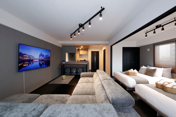 【最大6名】大通13分｜月寒中央駅徒歩4分ドームまでもアクセス良好｜空港リムジン1本でアクセス抜群！ - Sapporo