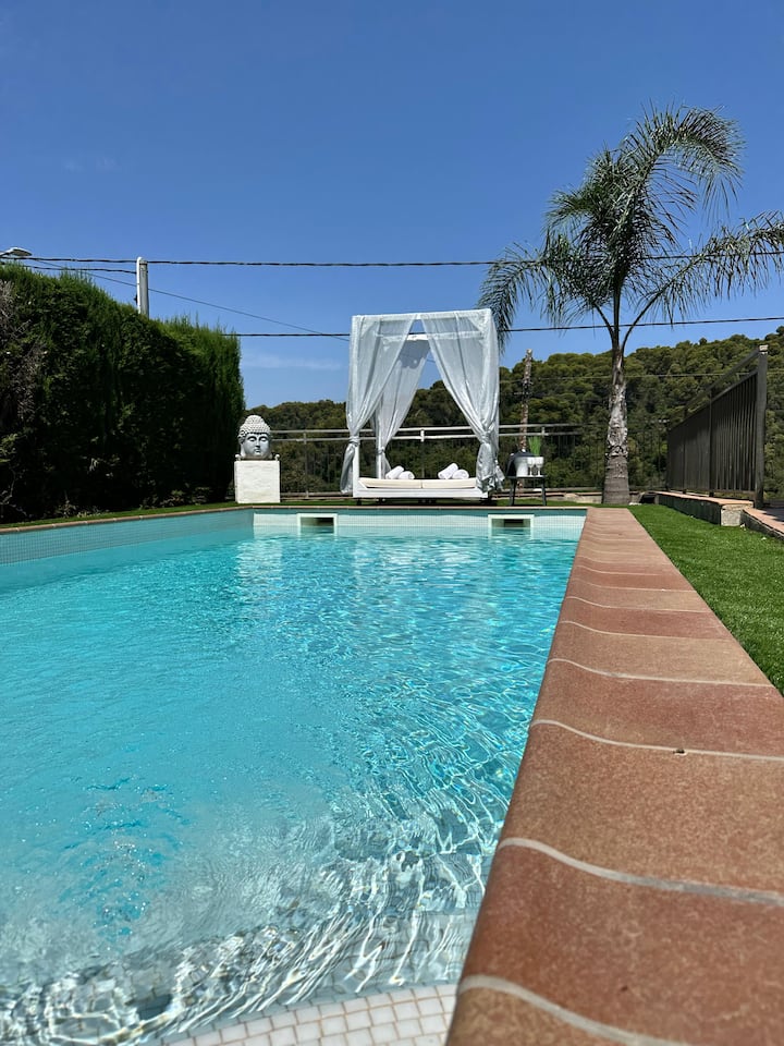 Seahomes Vacations - Charming House Private Pool - Santa Susanna