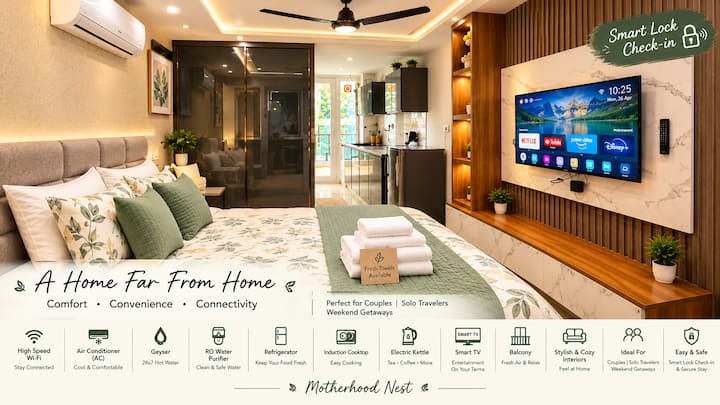 Motherhood Nest | 10 Min To Chd Airport | Zirakpur - Himachal Pradesh