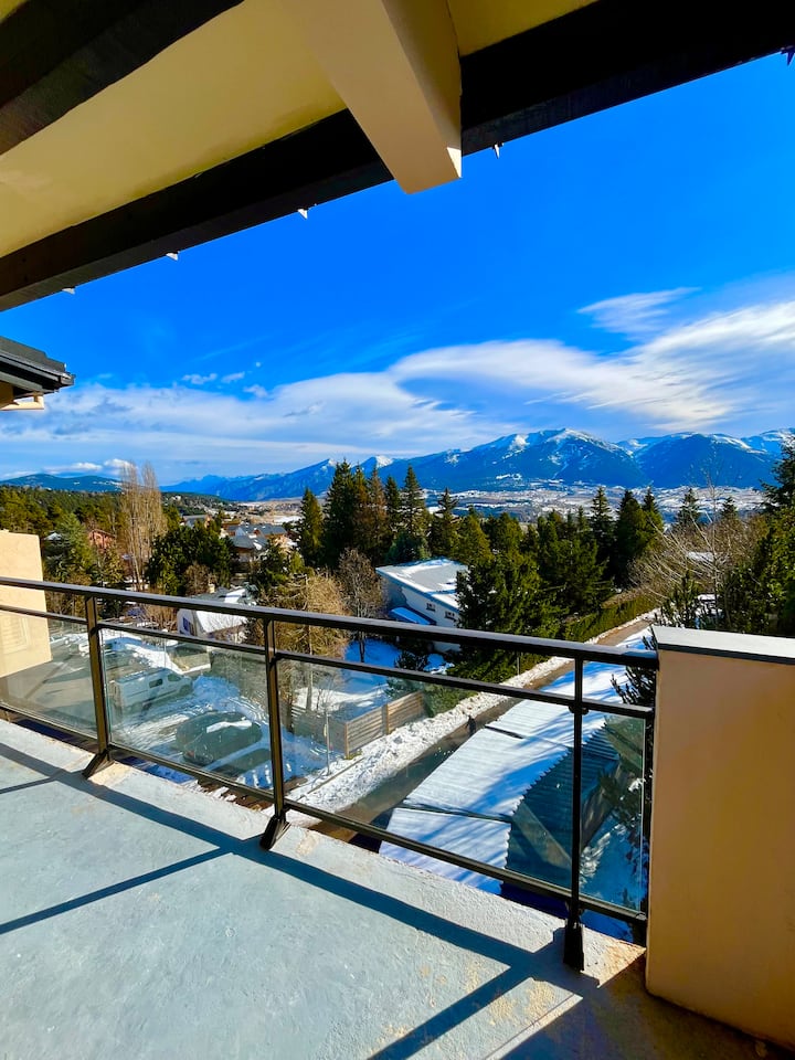 Apt Cosy 4/6pers - Terrasse Vue - 40m2 + Parking - Font-Romeu-Odeillo-Via
