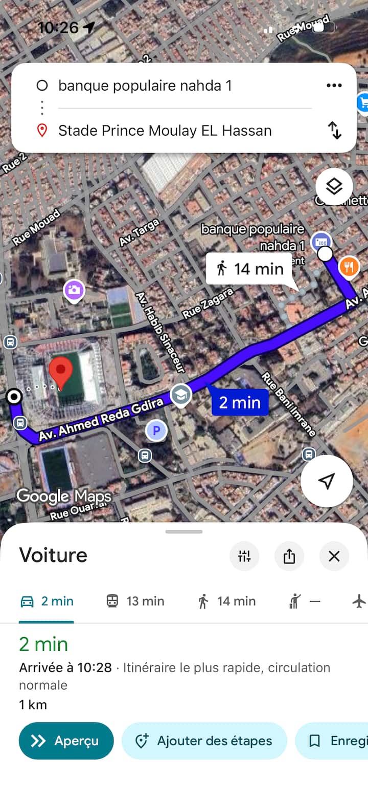 Appartement Juste à Côté Du Stade El Hassan - Rabat