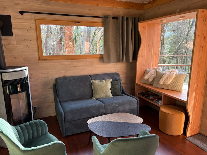 Cabane Avec Spa - La Tchanquée - Lot