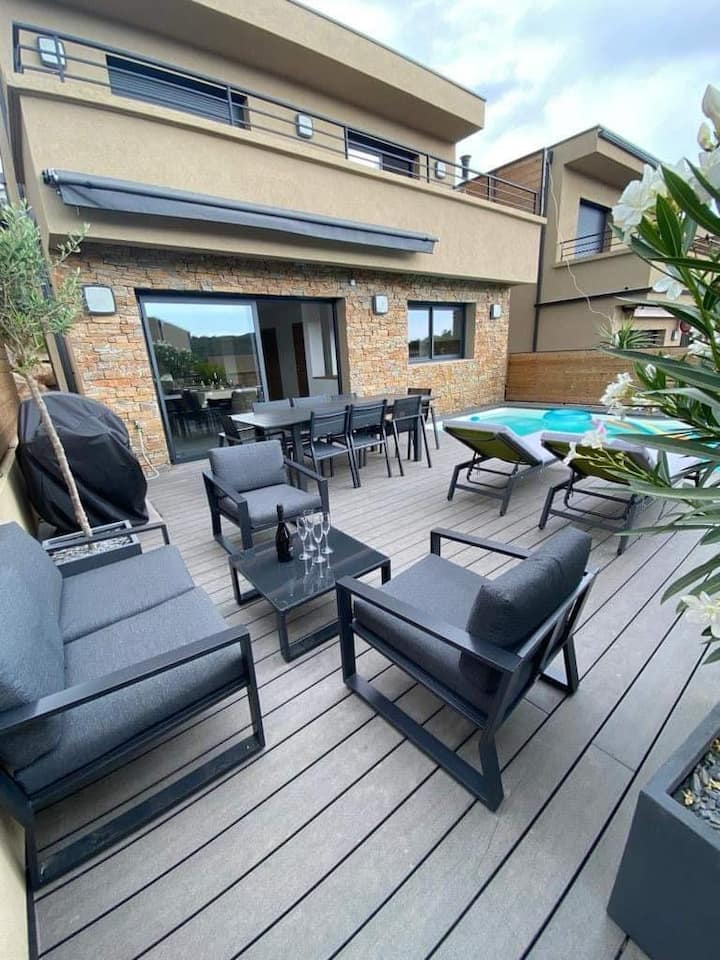 Villa Stella Di Nacchera-piscine-corsu Di Core - Corsica