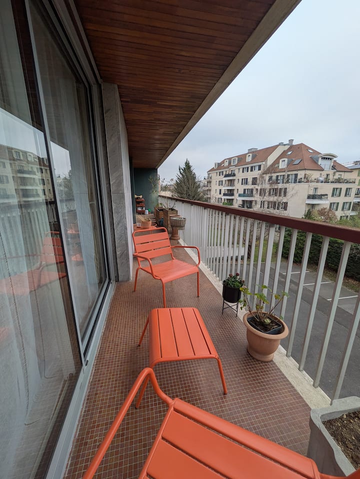 Grand Appartement Familial, Central Et Confortable - Rueil-Malmaison