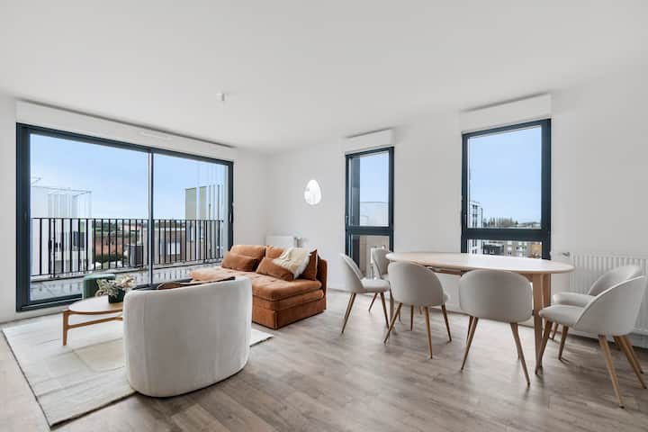 T4 Neuf & Moderne • Terrasse • Cdg & Parc Astérix - Plailly