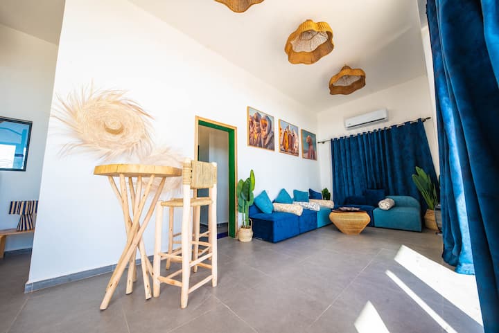 Loft Beachfront Bungalow With Private Beach - Dakhla
