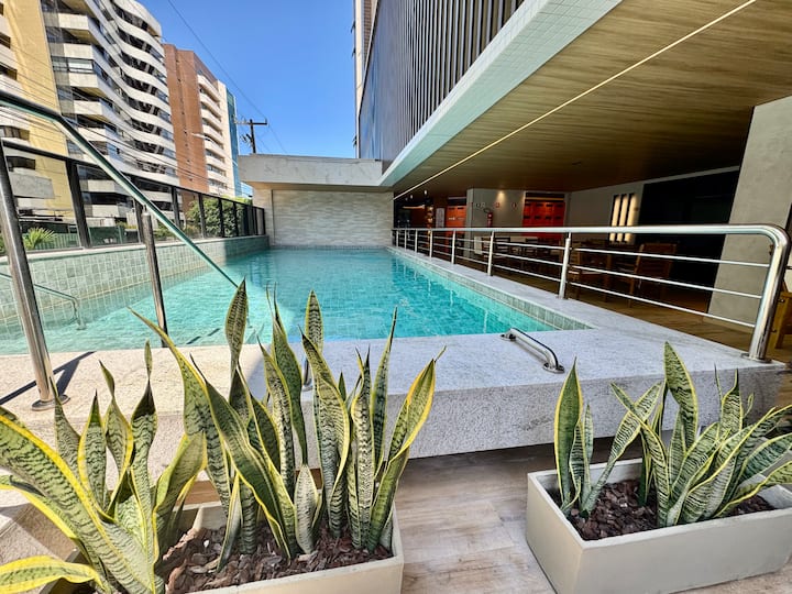 50m Da Praia De Ponta Verde | Luxo E Comodidade - Maceió