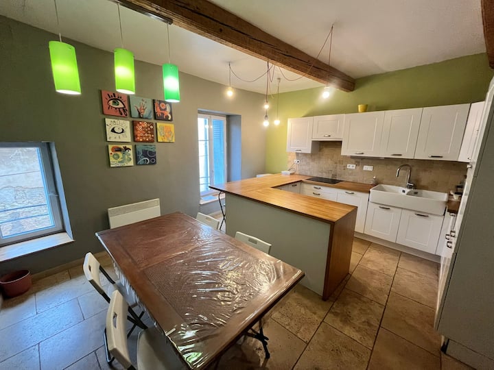 Cosy Duplex 75 M² + Terrasse 12 M² Pierre Et Bois - Pézenas