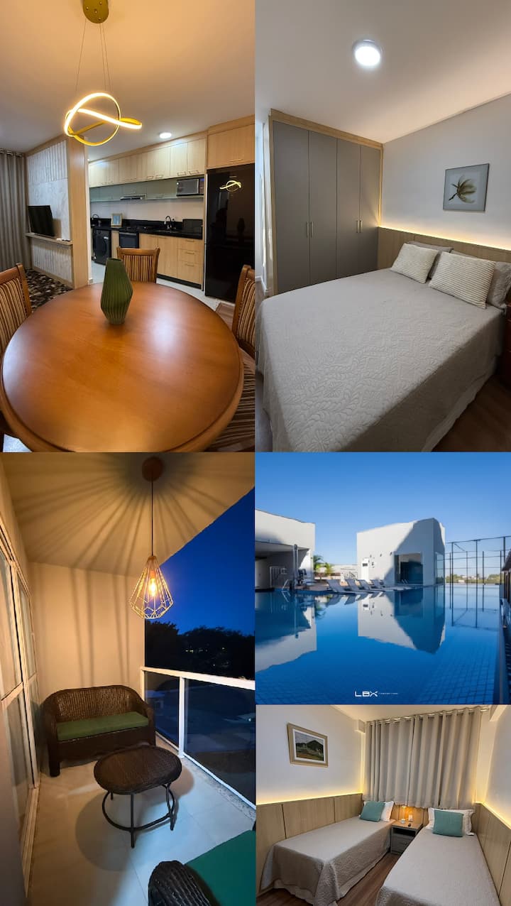 Apartamento Completo 2 Quartos Com Ar Condicionado - Foz do Iguaçu