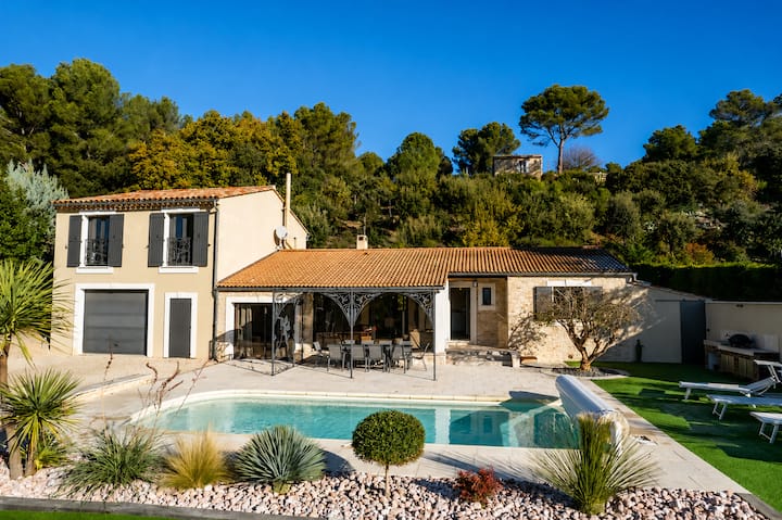 La Villa Ange - Villa 10 Pers Avec Piscine à Puget - Lauris