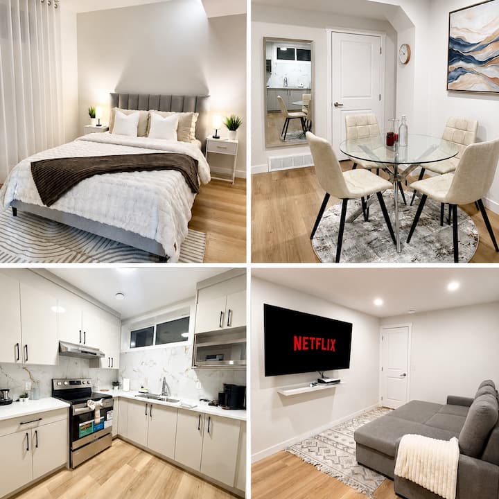 Luxury Private Basment Full Suit Near Yyc Airport - Calgary