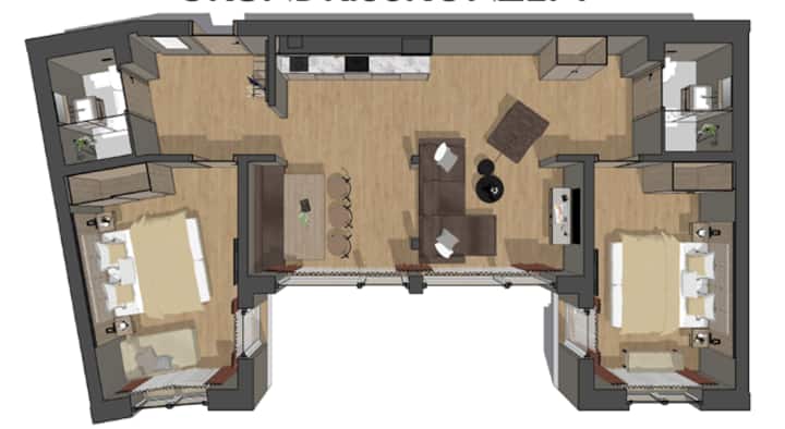 Ferienwohnung Typ 2   65 M²  Residenz Mathon - Ischgl